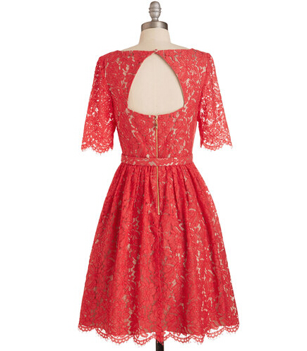 Red Short Graduation Dresses, Short-mini Graduation Dresses, Half ...